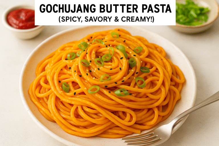 Gochujang Butter Pasta Recipe | Bold, Spicy & Creamy
